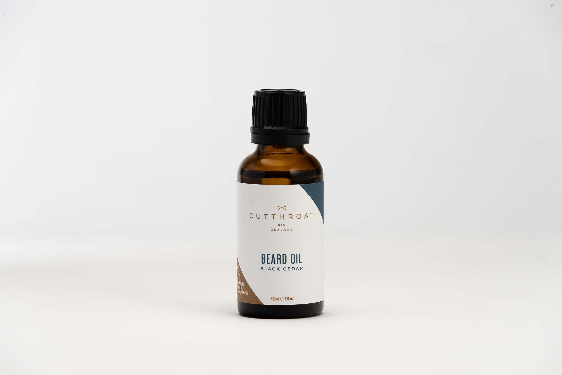 Black Cedar Beard Oil (30ml) - Handmade in NZ – Cutthroat New Zealand